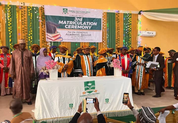 Fed Poly Ayede Celebrates Growth at the 3rd Matriculation Ceremony ...